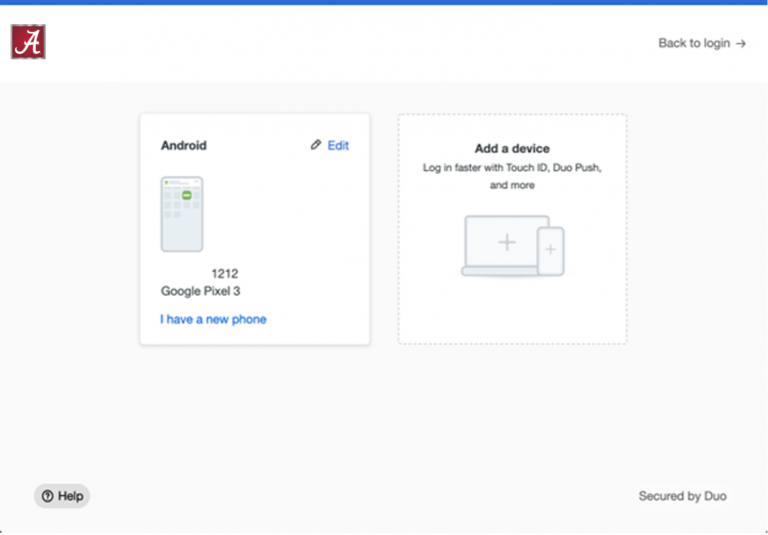 Duo – Adding a New Device | Office of Information Technology